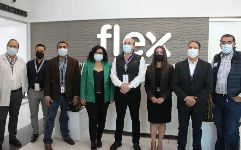 Recorrido por la empresa Flextronics | Secretaría de Trabajo y Previsión Social