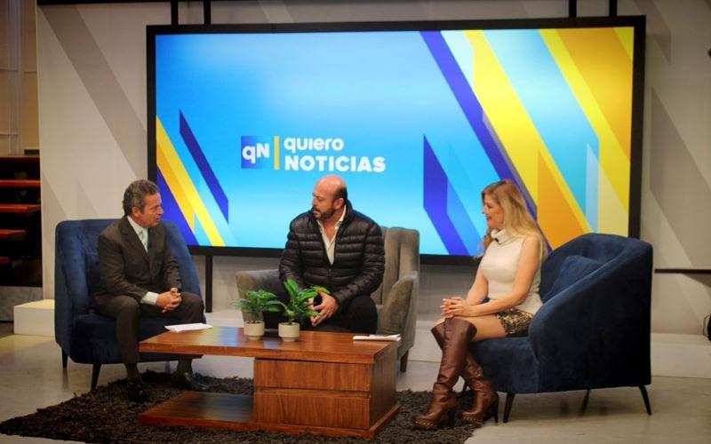 Entrevista en Quiero TV con Miguel Ángel Collado y Marilyn Sicilia ...